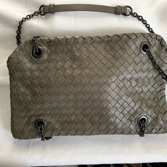 Bottega Veneta | Bags | Gray Bottega Veneta Bag With Shoulder Strap ...